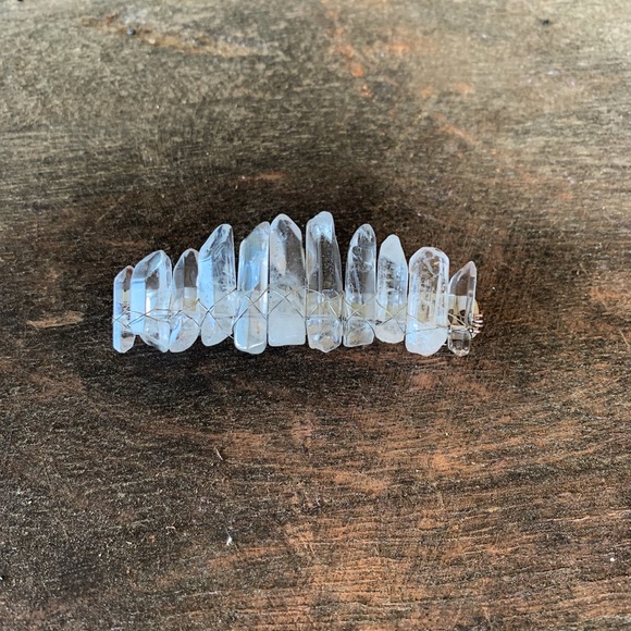 Accessories | Clear Quartz Crystal Hair Barrette | Poshmark